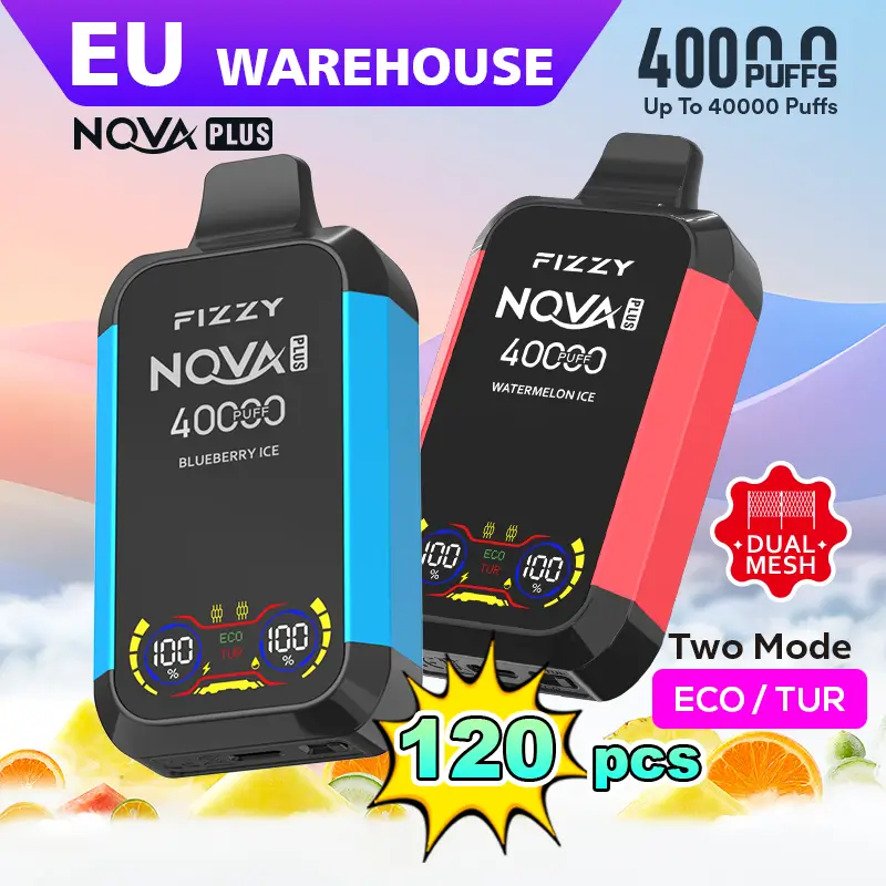 Fizzy Nova Plus 40000 Puffs - 120pcs - fizzyvape.eu
